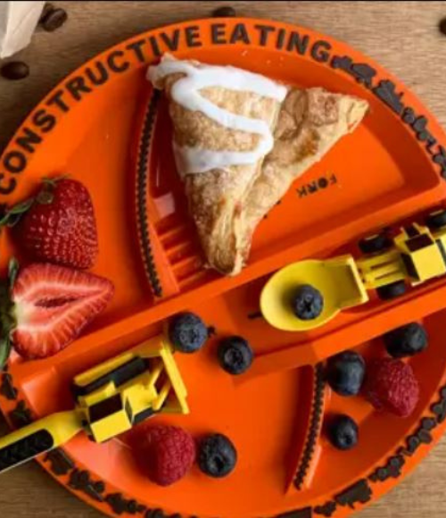 Construction Plate – Bambinos at Curated Boutique